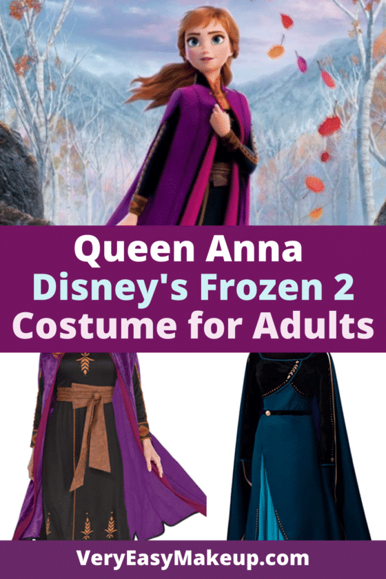 Best Queen Anna Frozen 2 Costume for Adults.