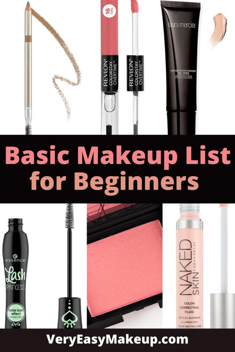 Basic Makeup List for Beginners: Exactly What You Need!