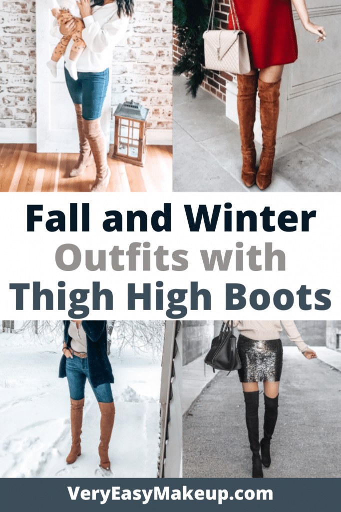17 Cute Outfits with Thigh High Boots.
