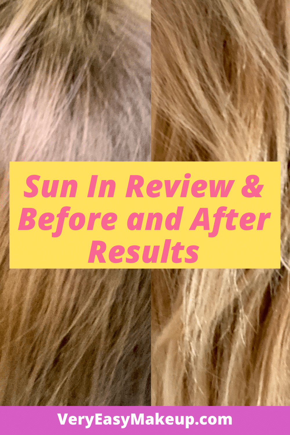 Sun-In Hair Lightener Review and Before and After Results