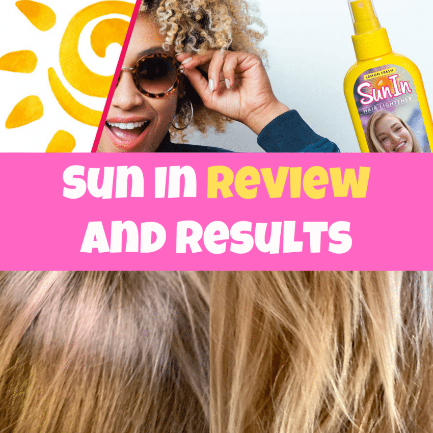 Sun-In Hair Lightener Review and Before and After Results