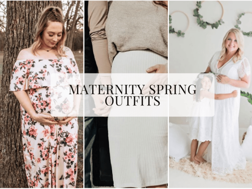 7 Cute Spring Maternity Clothes and Spring Maternity Outfits.
