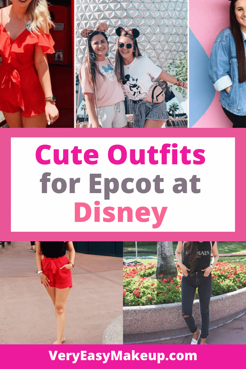 9 Super Cute Outfits for Epcot. Includes Plus Sizes Too!