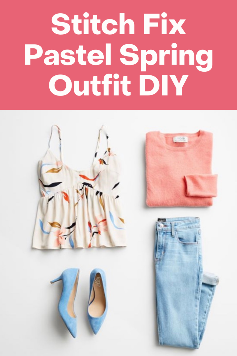 Stitch Fix Spring Outfit with Jeans and How to Copy the Outfit.