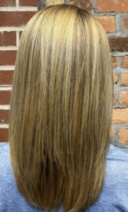 Redken 09NB Irish Creme toner and Redken 09NB results.