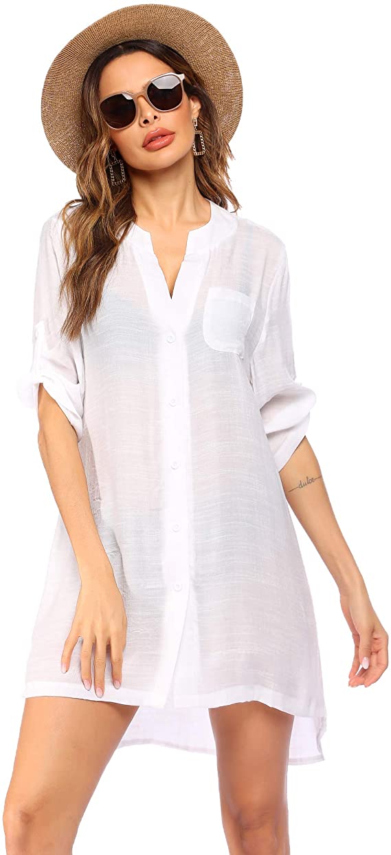 17 Best White Linen Cover Ups of 2024