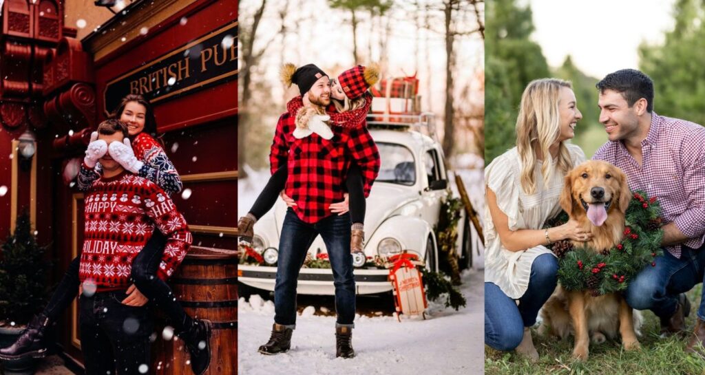 17 Cute Christmas Couple Pictures & Photoshoot Ideas!