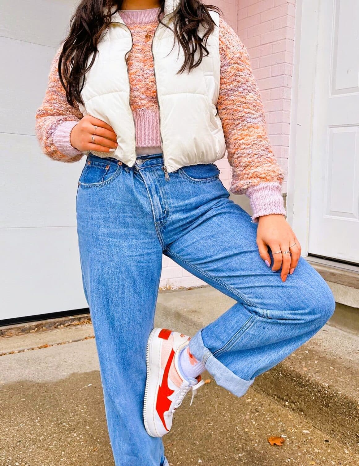 33 Cute Puffer Vest Outfits to Wear this Season.