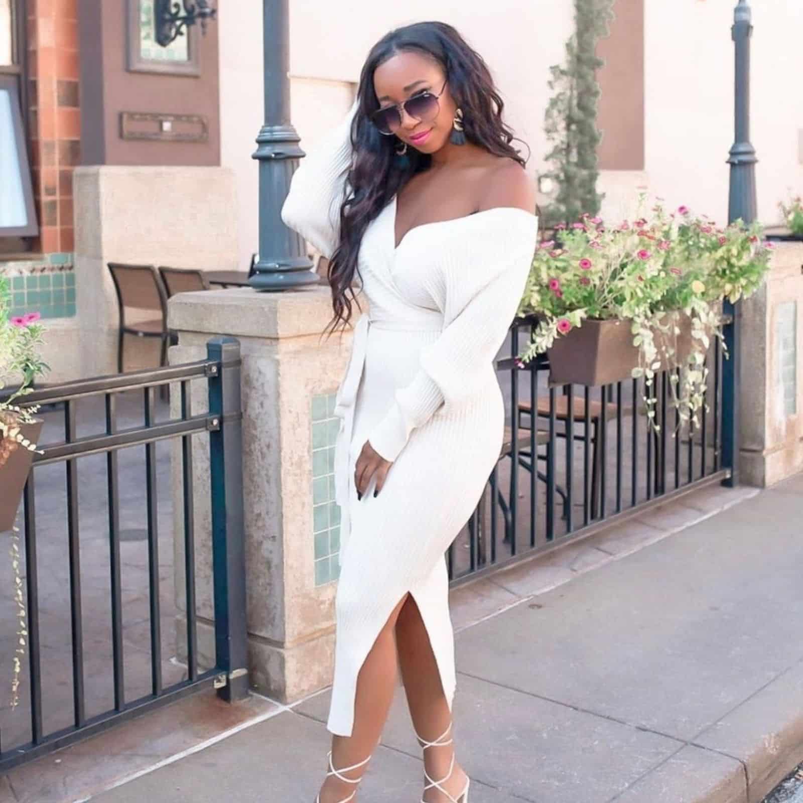 25 Stylish Sweater Dress Outfit Ideas for Fall 2024