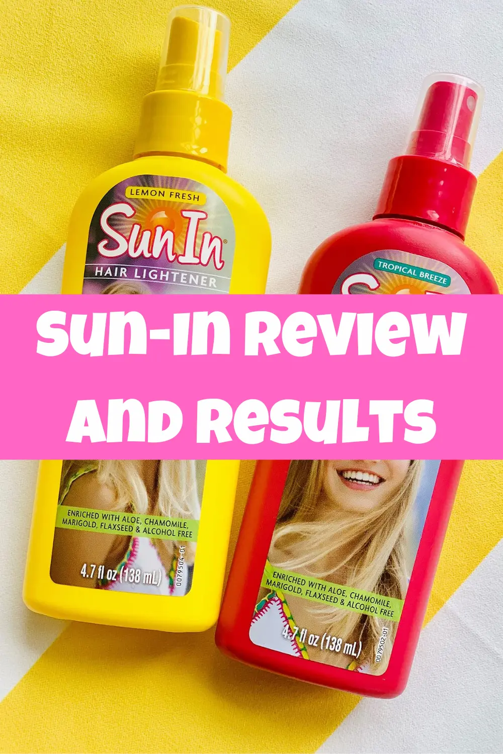 Sun In Hair Lightener Review And Before And After Results